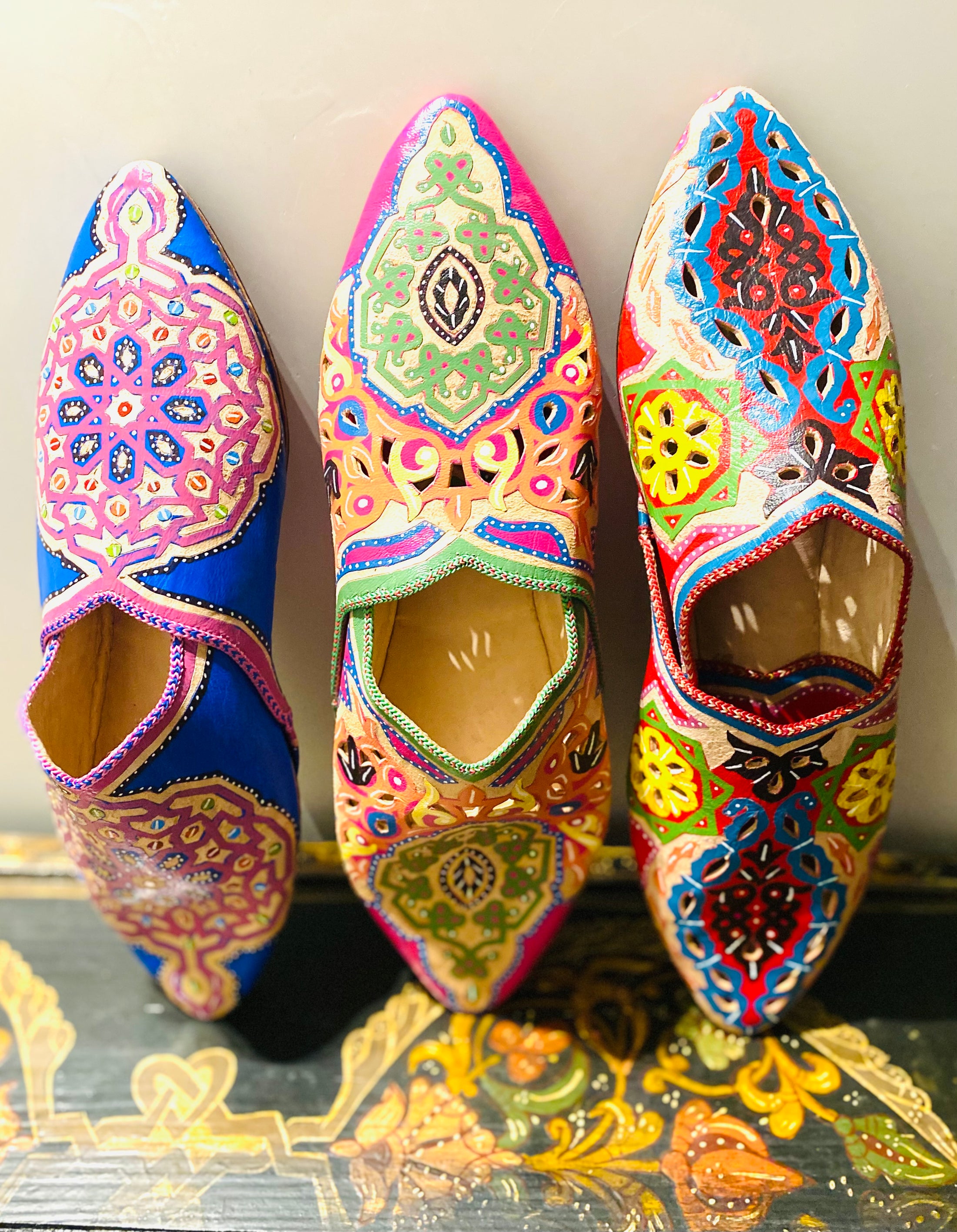 Moroccan Amazigh Balgha. Traditional Berber Slippers – Dar Chi